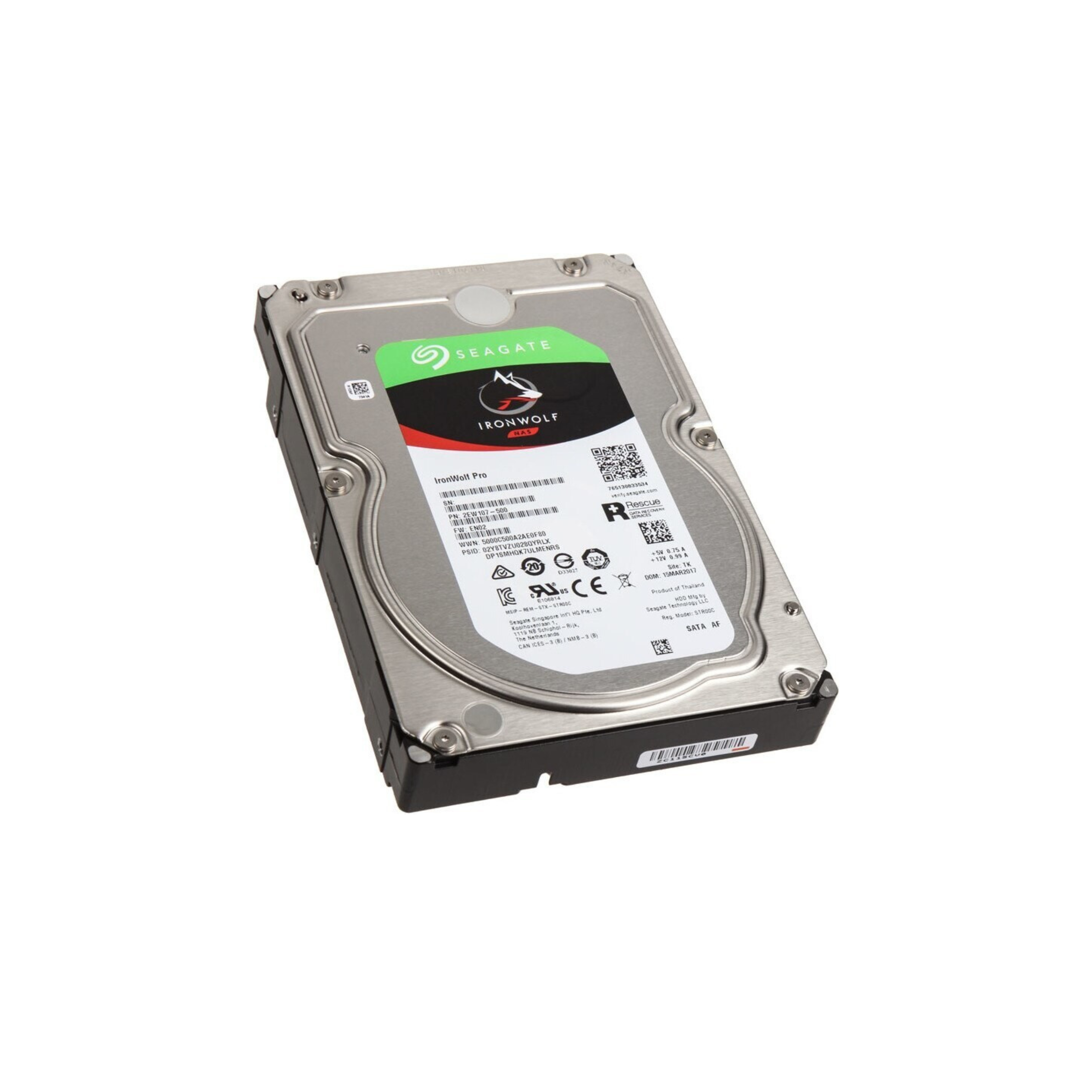 Seagate IronWolf Pro 6TB NAS HDD – 7200 RPM, SATA 6Gb/s